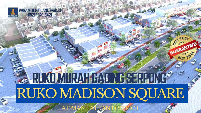 Ruko Madison Grande Serpong | Mulai 1,4 M an